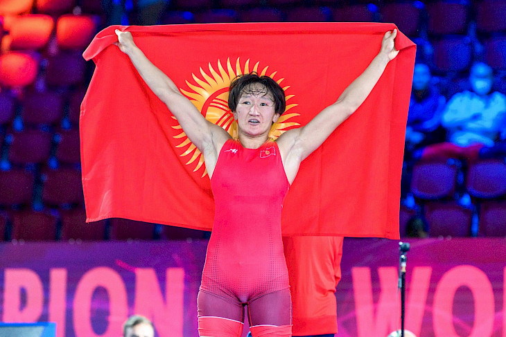 Aisuluu Tynybekova became a five-time champion of Asia in wrestling ...