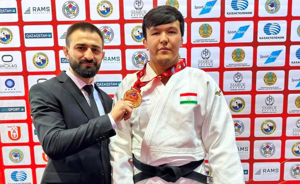 Tajik judoka won a gold medal at the Asian Cup in Almaty - TuraNews