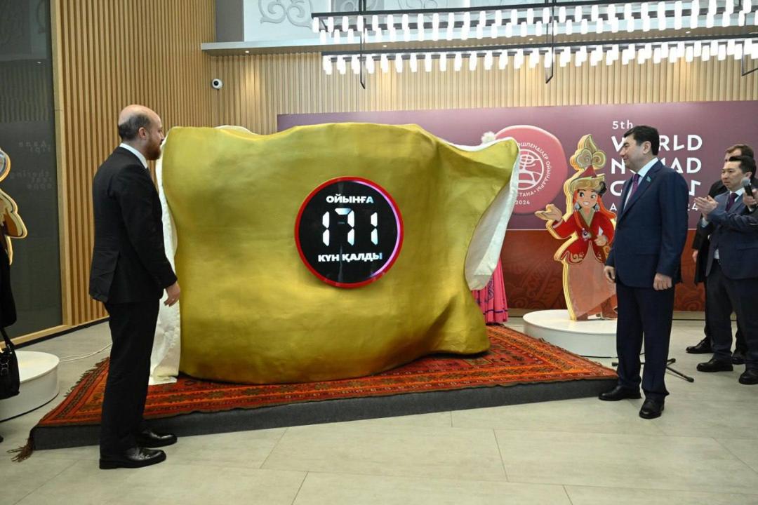 Countdown Board Launched in Astana for 5th World Nomadic Games - TuraNews