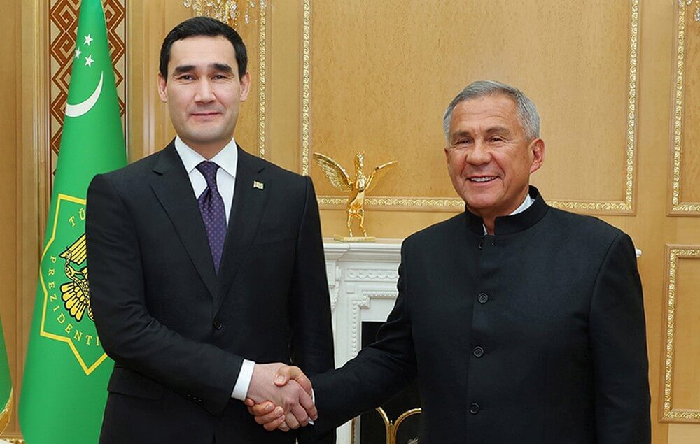 Turkmenistan President Meets with Tatarstan Republic Head - TuraNews