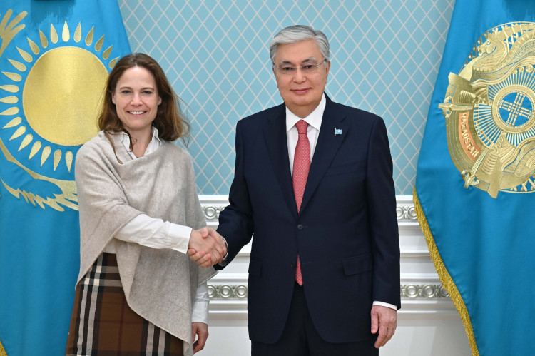 President Tokayev Meets with Chairman of Eastern Committee of German ...