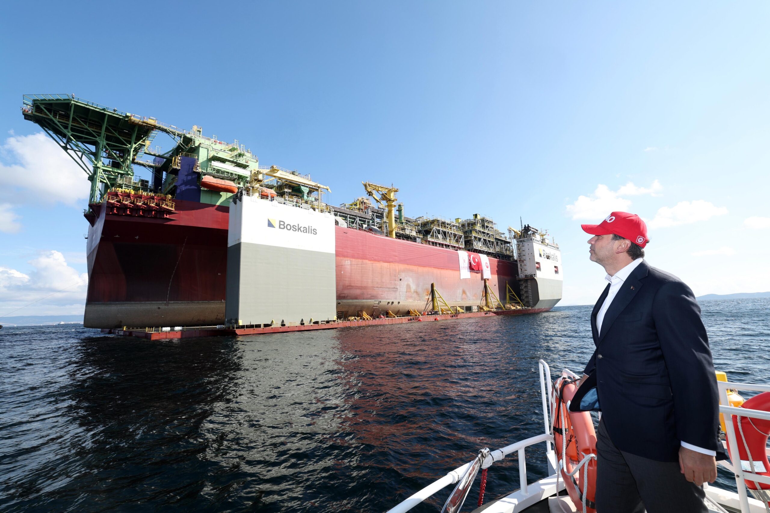 The first floating gas production platform for the Sakarya field has ...